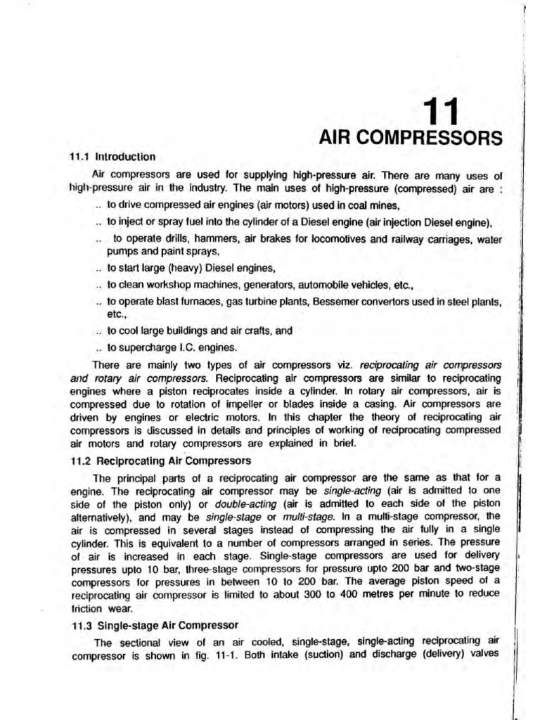 HeatEnginesVol 1 Chapter 11 RS PDF | Download Free PDF | Gas Compressor ...