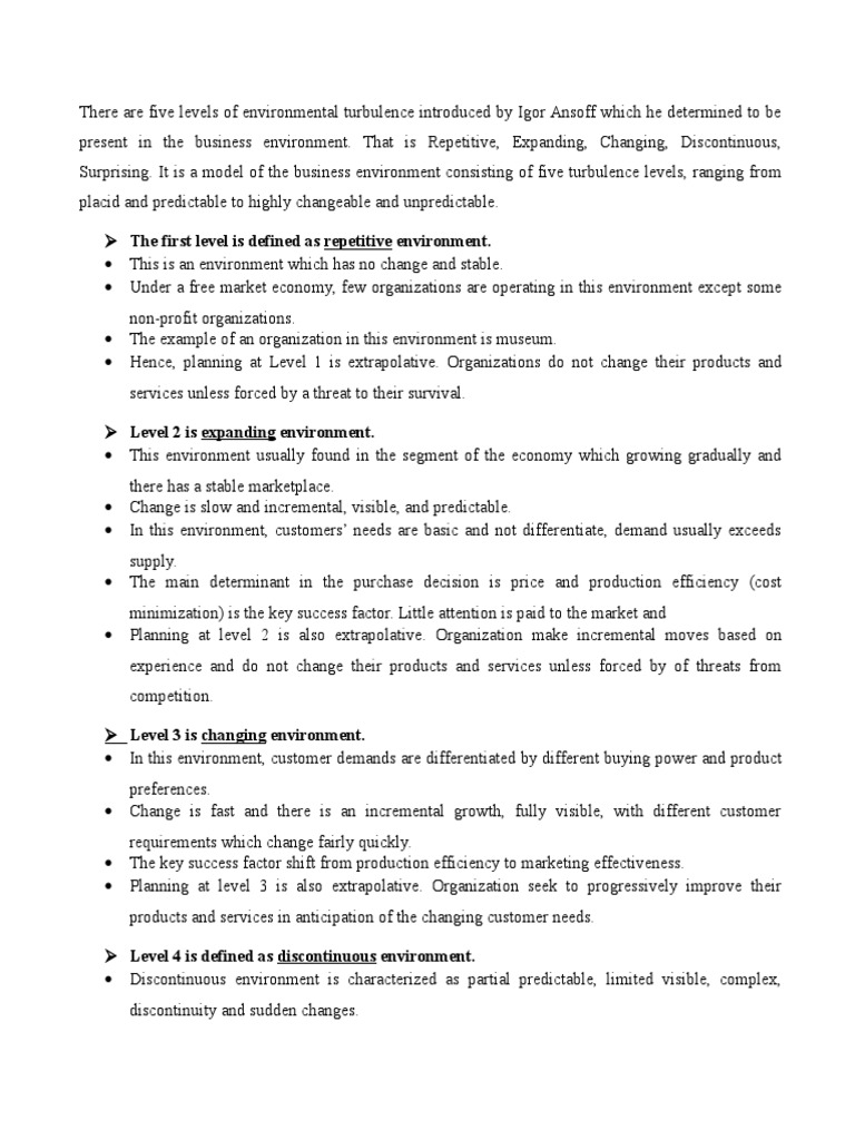 Igof Ansoff Assignment | PDF | Strategic Management | Marketing