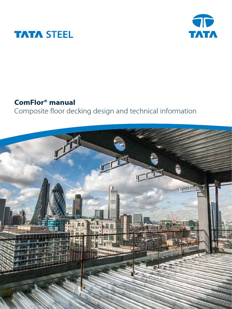 ComFlor Manual PDF | PDF | Beam (Structure) | Concrete