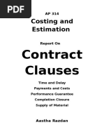 Fidic Timeline (Final) | PDF | Finance & Money Management