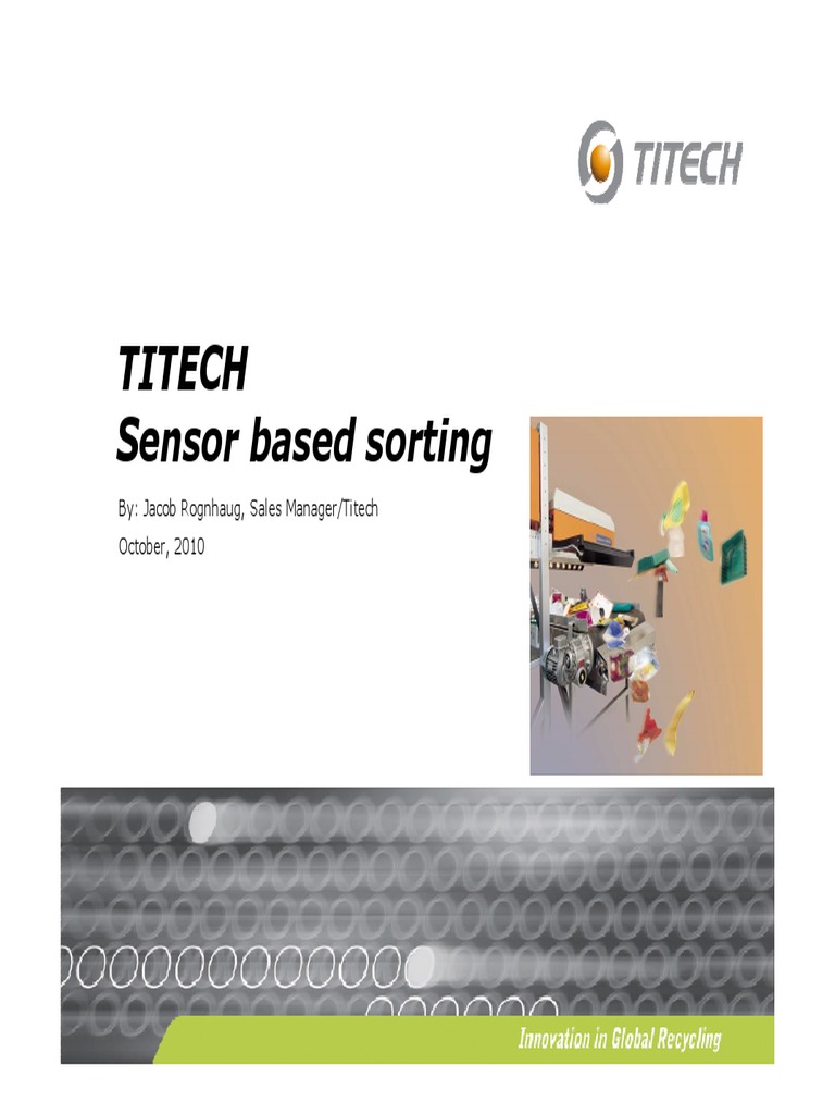 Waste Sorting Titech | PDF | Municipal Solid Waste | Recycling
