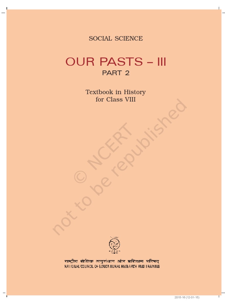 Our Pasts - Iii: Social Science | PDF | Textbook | Learning