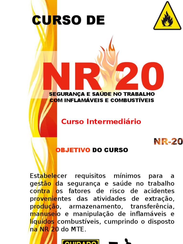 Treinamento Intermediário - NR 20 | PDF | Gás liquefeito de petróleo ...