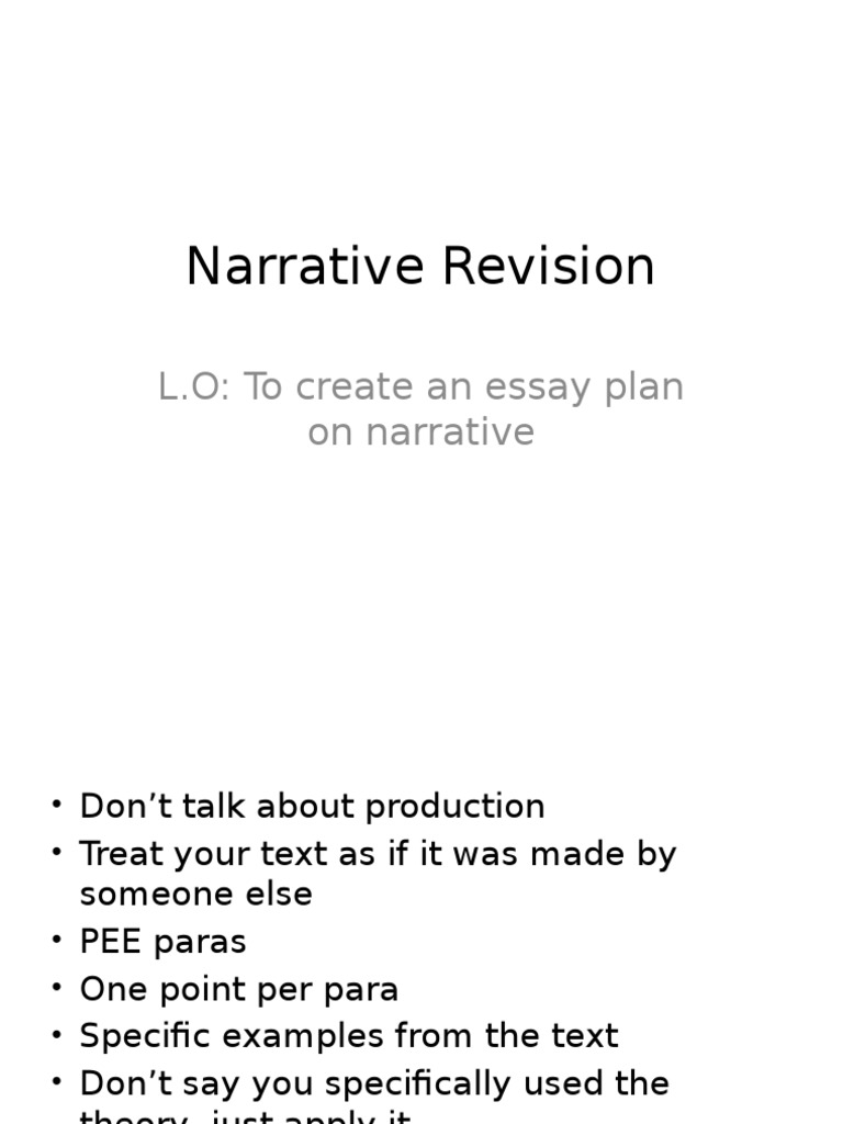 L8 Narrative Revision | PDF