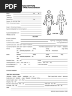 Physio Neuro Ax Template | PDF | Human Leg | Human Diseases And Disorders