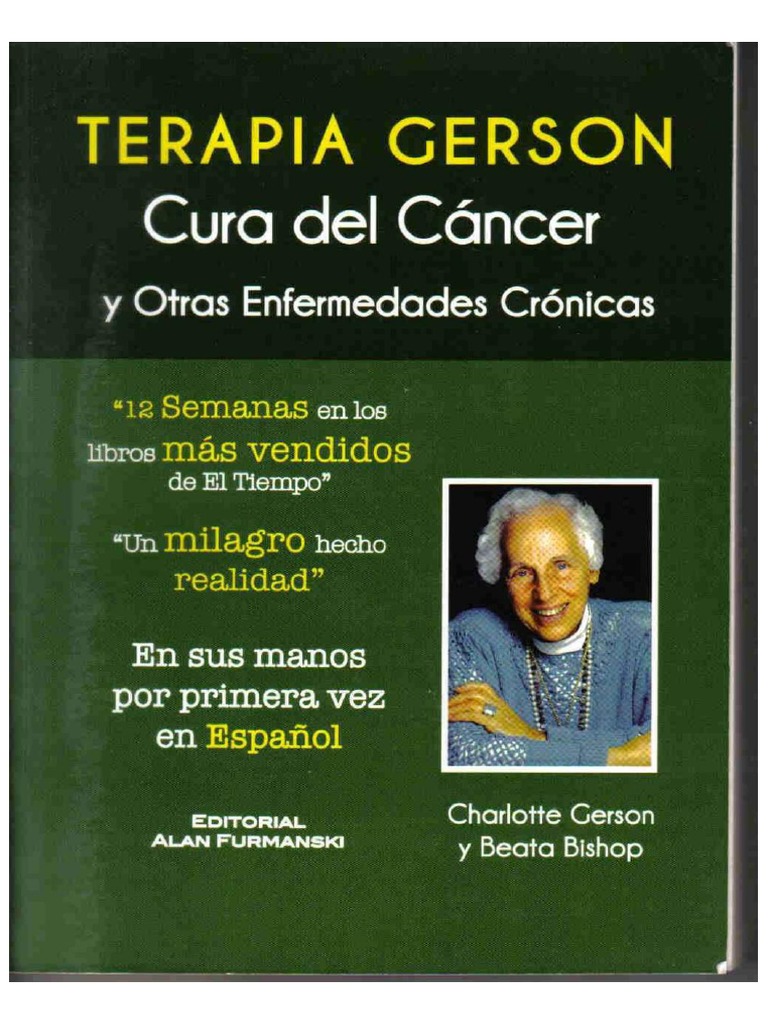 1-LI-Terapia Gerson, Cura Del Cáncer | PDF | Especialidades Medicas ...