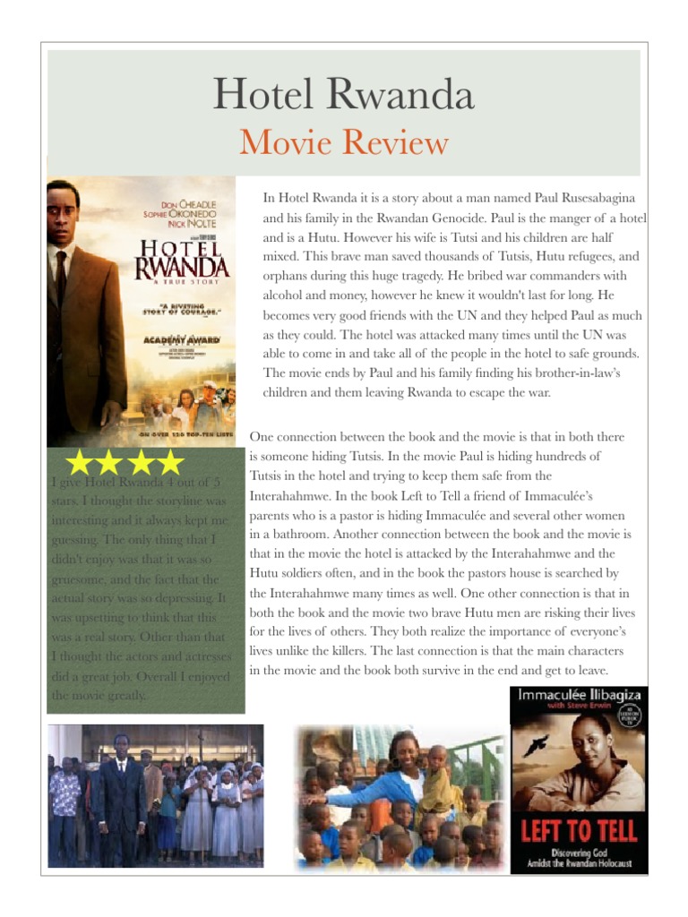 Hotel Rwanda | PDF | Hutu | Rwandan Genocide