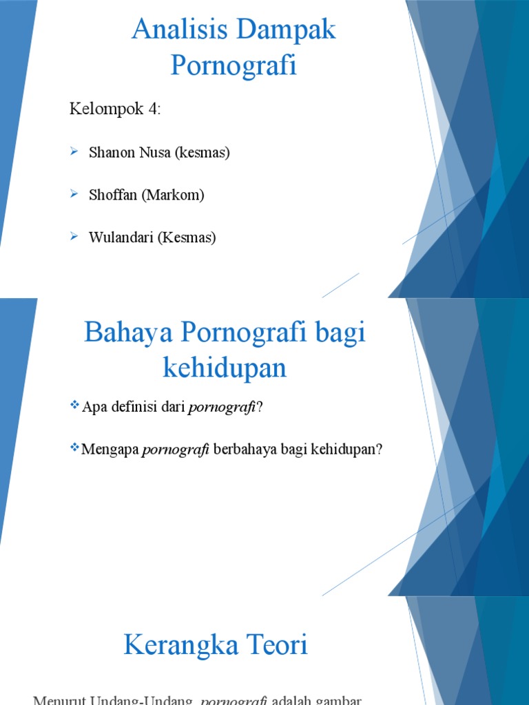 Analisis Dampak Pornografi | PDF