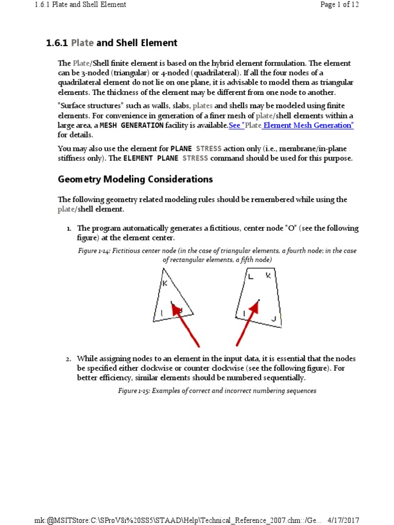 Mk @MSITStore C SProV8i SS5 STAAD Help Technical Reference 2 | Stress ...