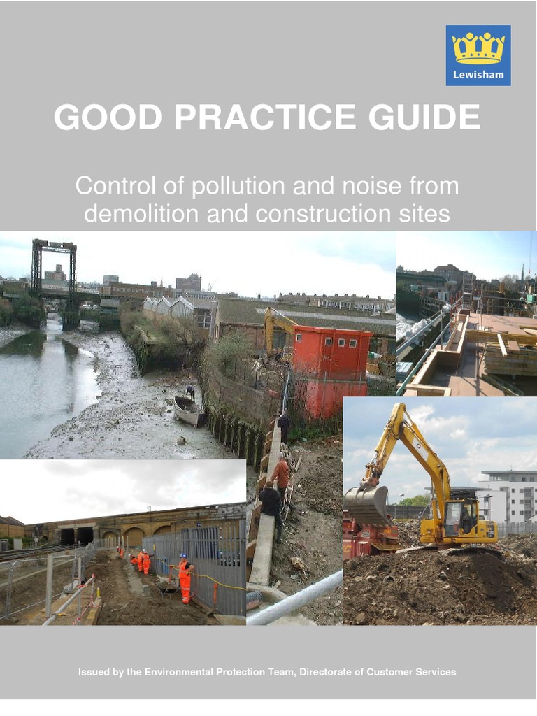 GOOD PRACTICE GUIDE - Control of Pollution and Noise From Demoition and ...