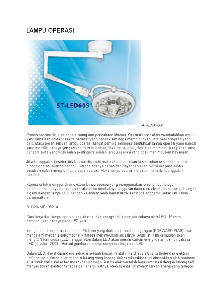 Lampu Operasi | PDF