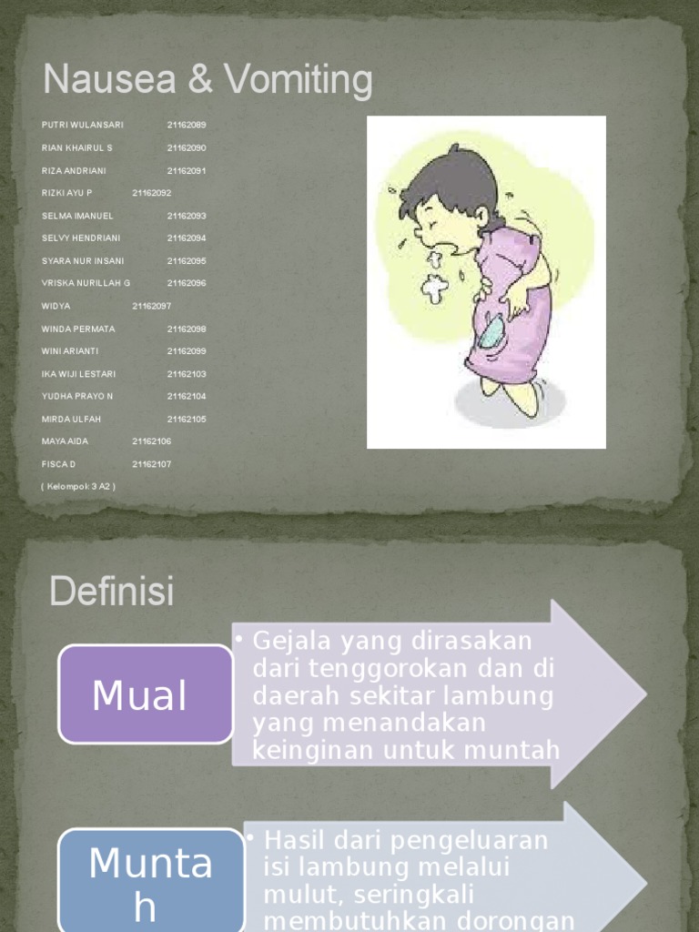 Mual Dan Muntah PPT KEL 3 A2 | PDF
