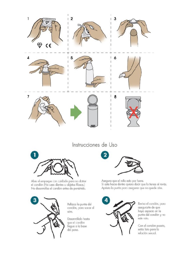 Cómo Colocar El Preservativo o Condón Masculino | PDF