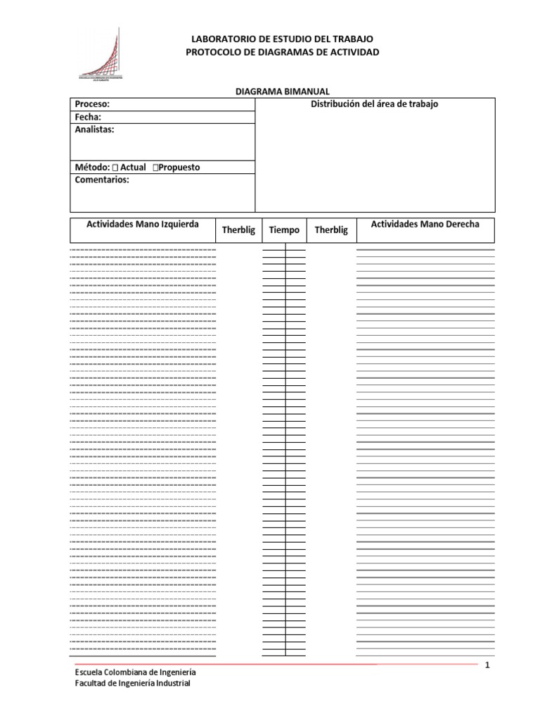 Formato Diagrama Bimanual PDF | PDF