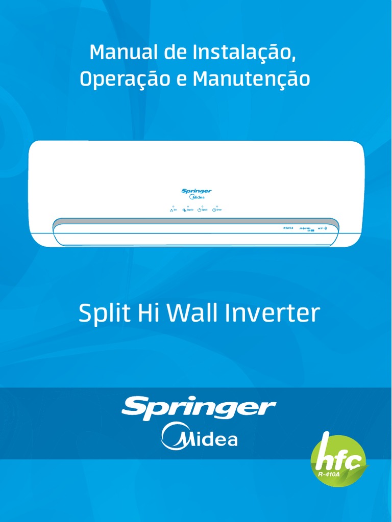 Manual de Instalação MIDEA | PDF | Embalagem e rotulagem | Águas residuais