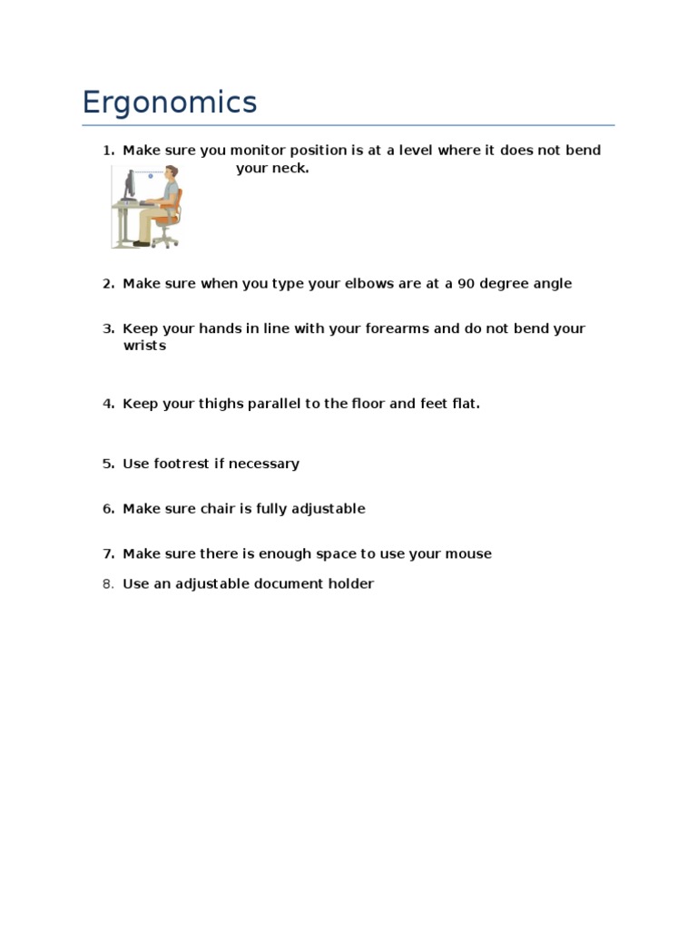 Ergonomics | PDF