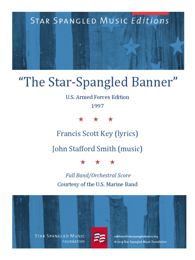 Star-Spangled Banner Score 1997 | PDF