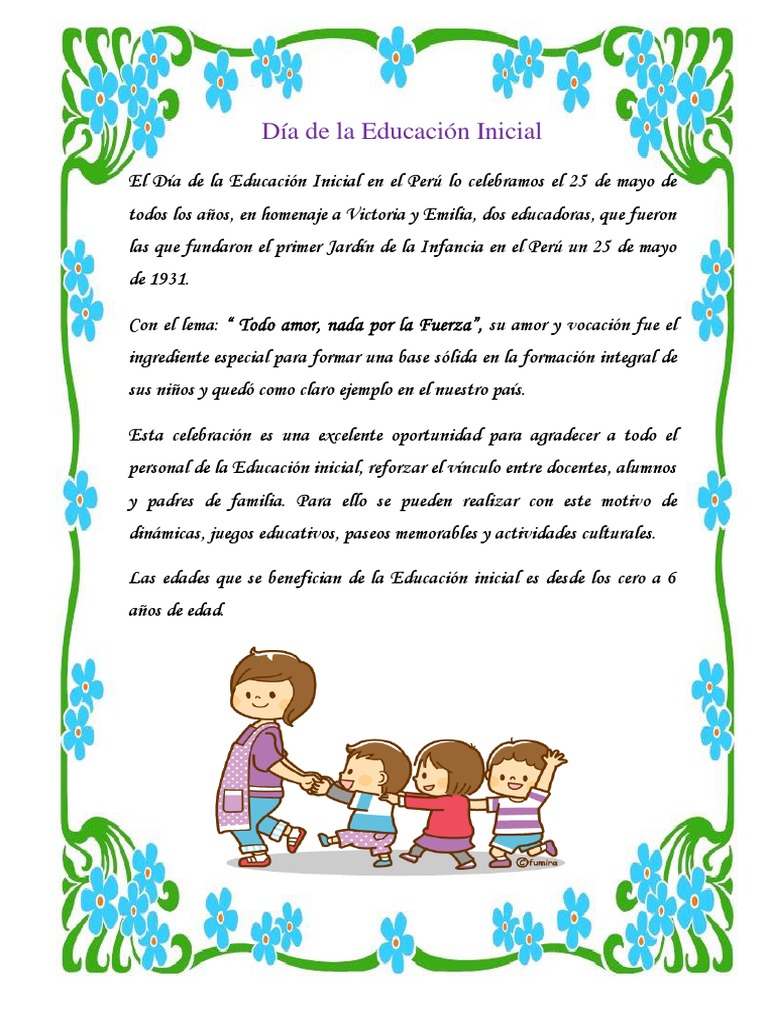 Día de La Educación Inicial | PDF