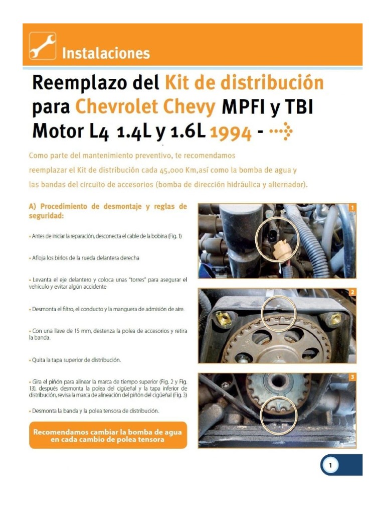 Chevrolet Chevy Sincronizacion PDF | PDF