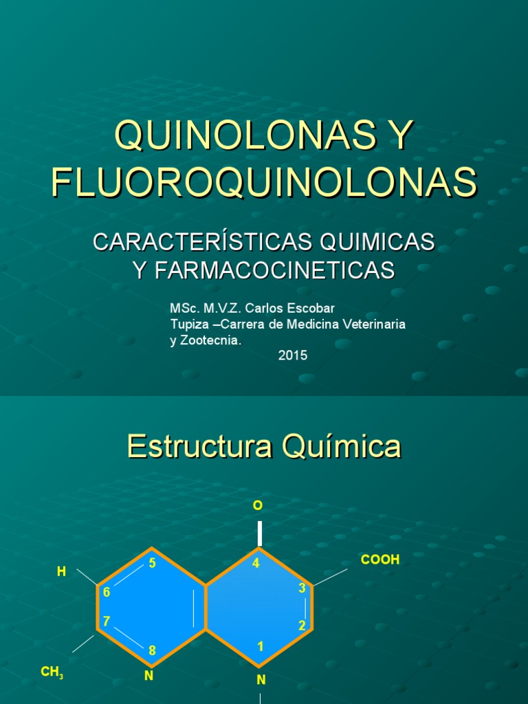 Mof 321 Quinolonas y Fluoroquinolonas | PDF | Droga anti-inflamatoria ...