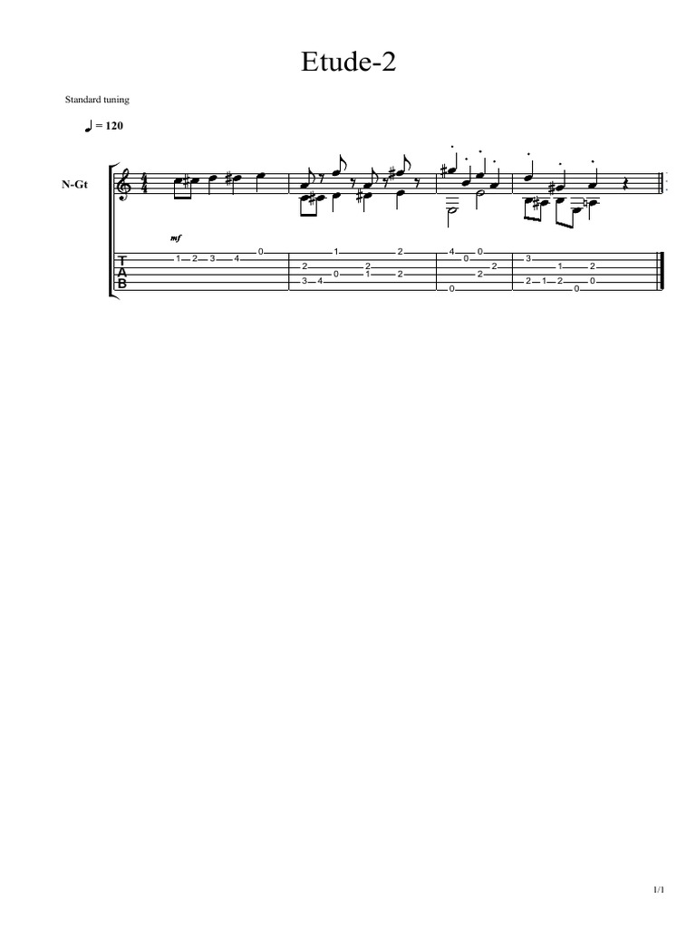 Etude 2 | PDF