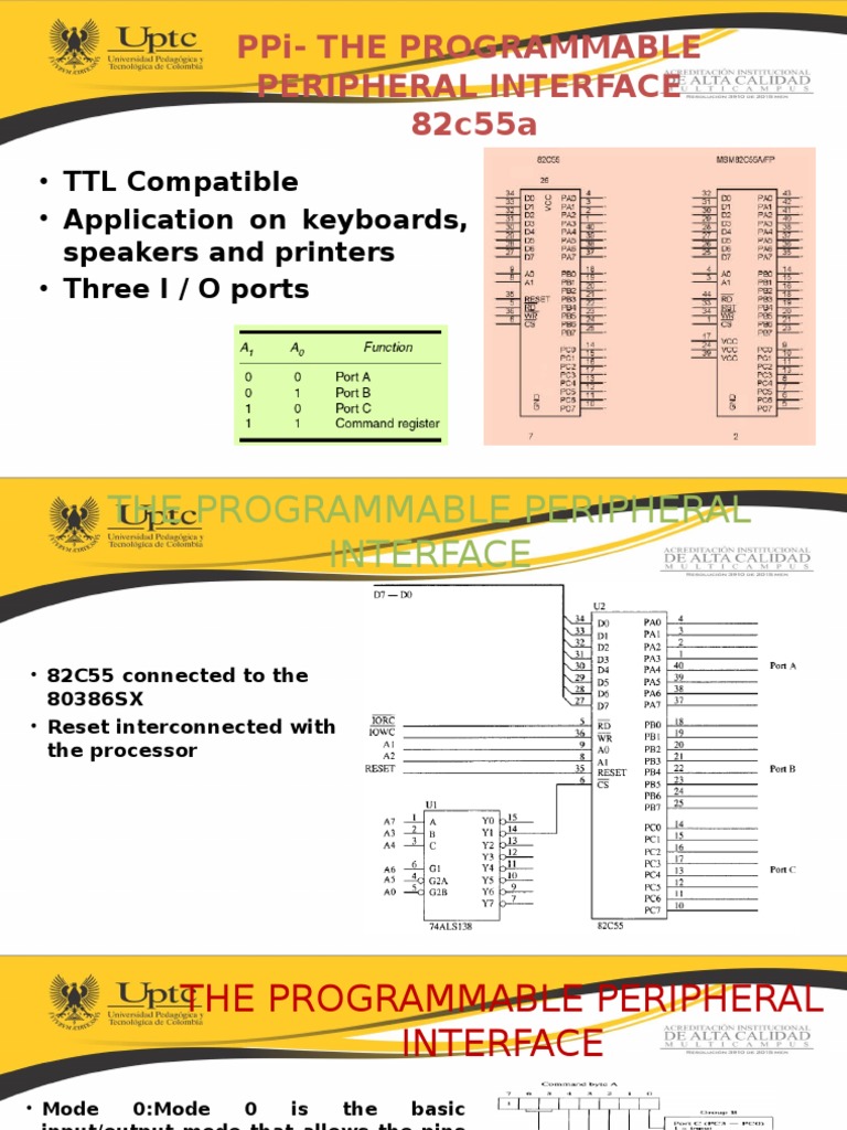 Ppi The Programmable Peripheral Interface | PDF | Input/Output | Electronic Design