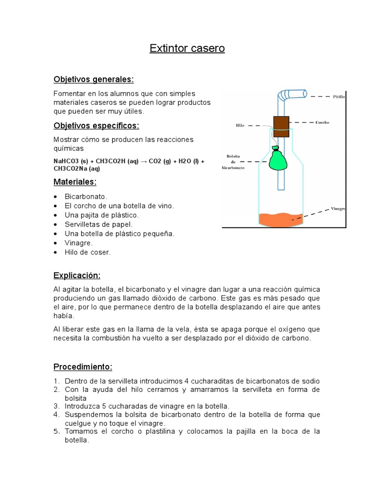 Extintor Casero | PDF