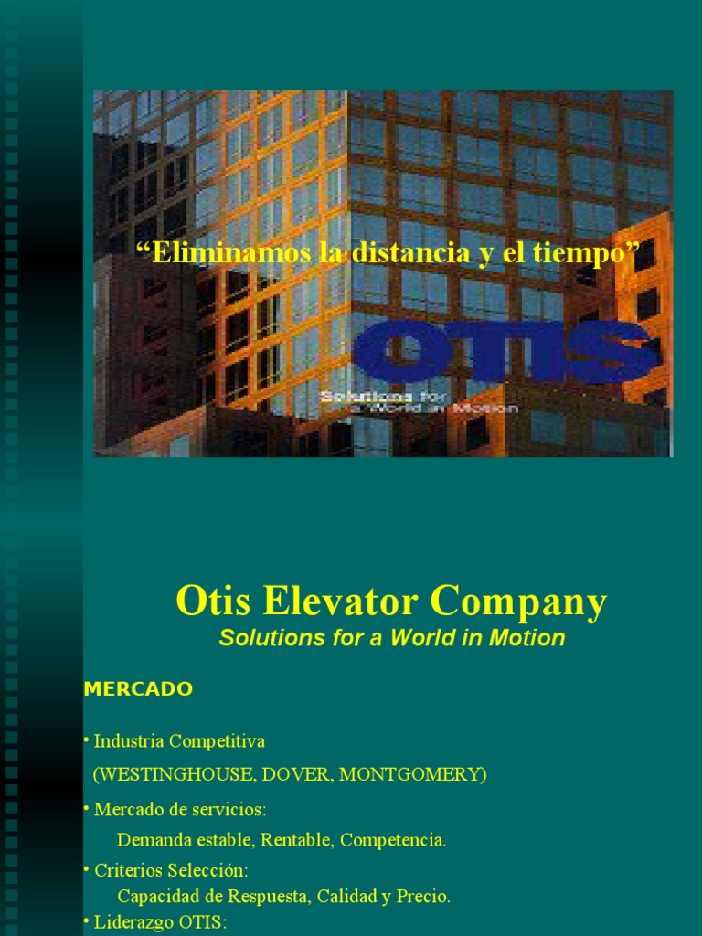 Innovaciones de Otis en Elevadores | PDF | Software | Ventas