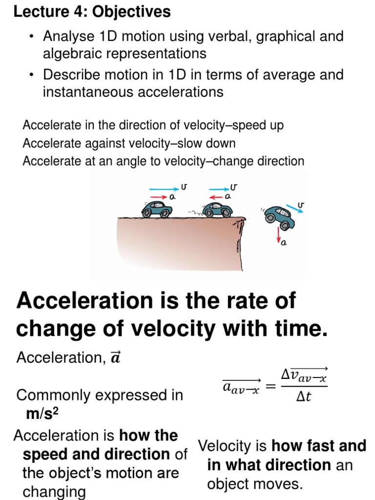 Instantaneous Acceleration Explained | PDF | Acceleration | Velocity