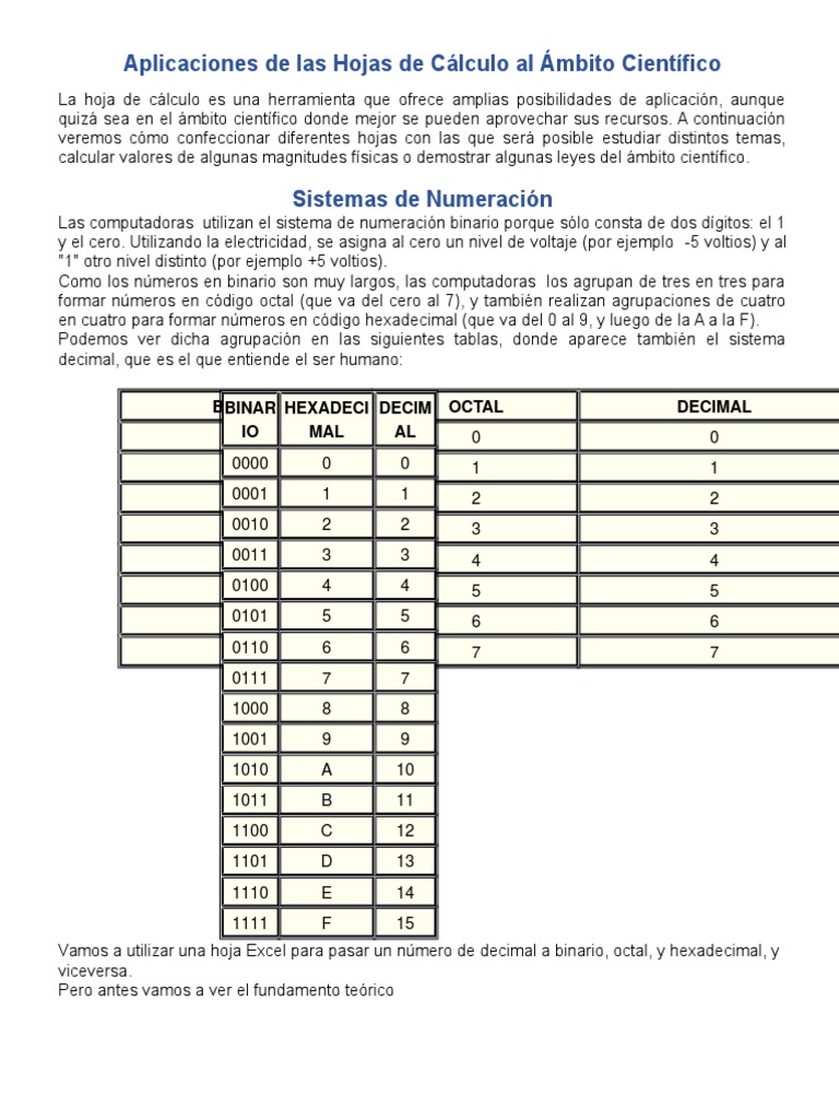 Pasos para Conversiones Entre Sistemas Numericos | PDF | División ...