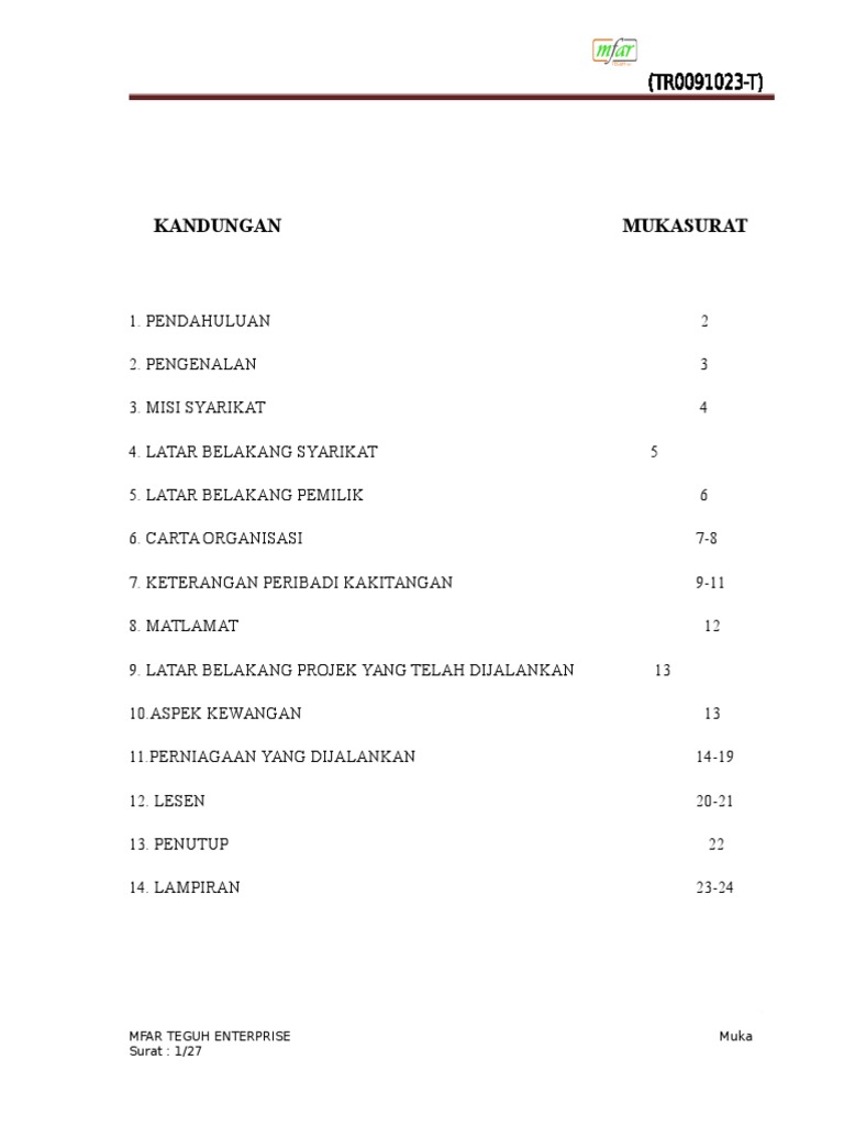 Profile Syarikat | PDF