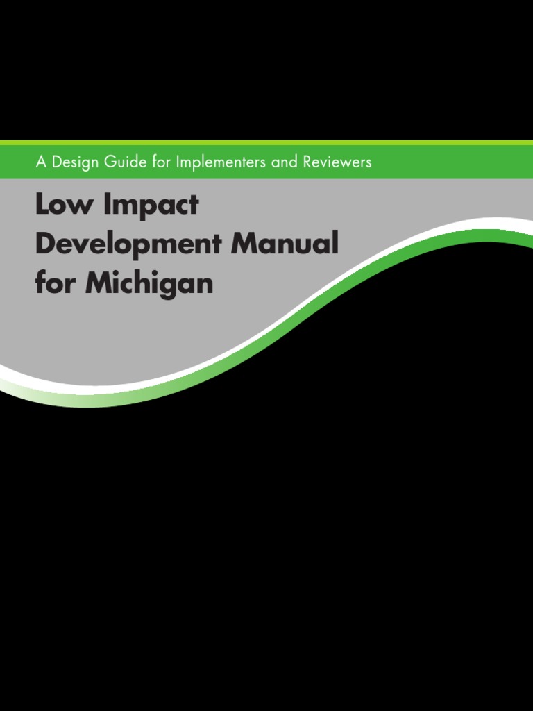 Low Impact Development Manual For Michigan September 2008 | PDF ...