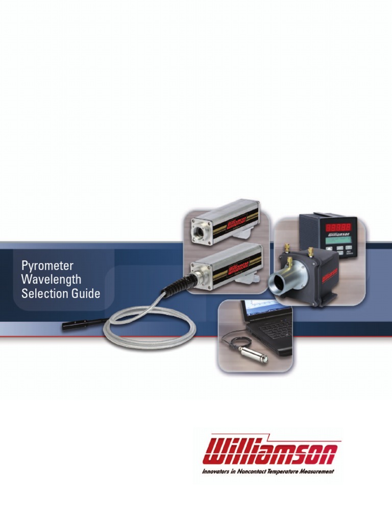 Pyrometer Wavelength Selection Guide | PDF | Infrared | Sensor