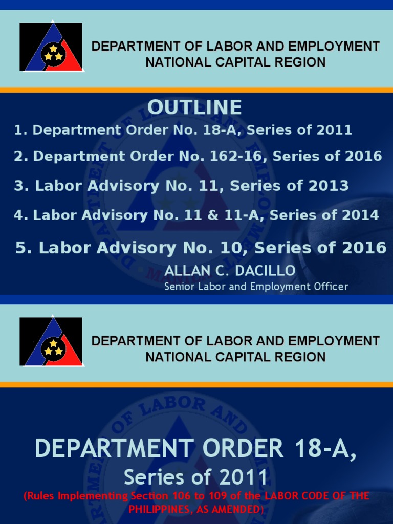 18a Presentation | PDF | United States Labor Law | Independent Contractor