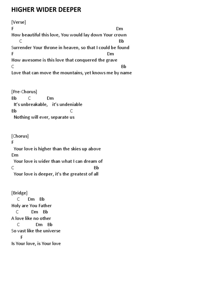 Higher Wider Deeper | PDF