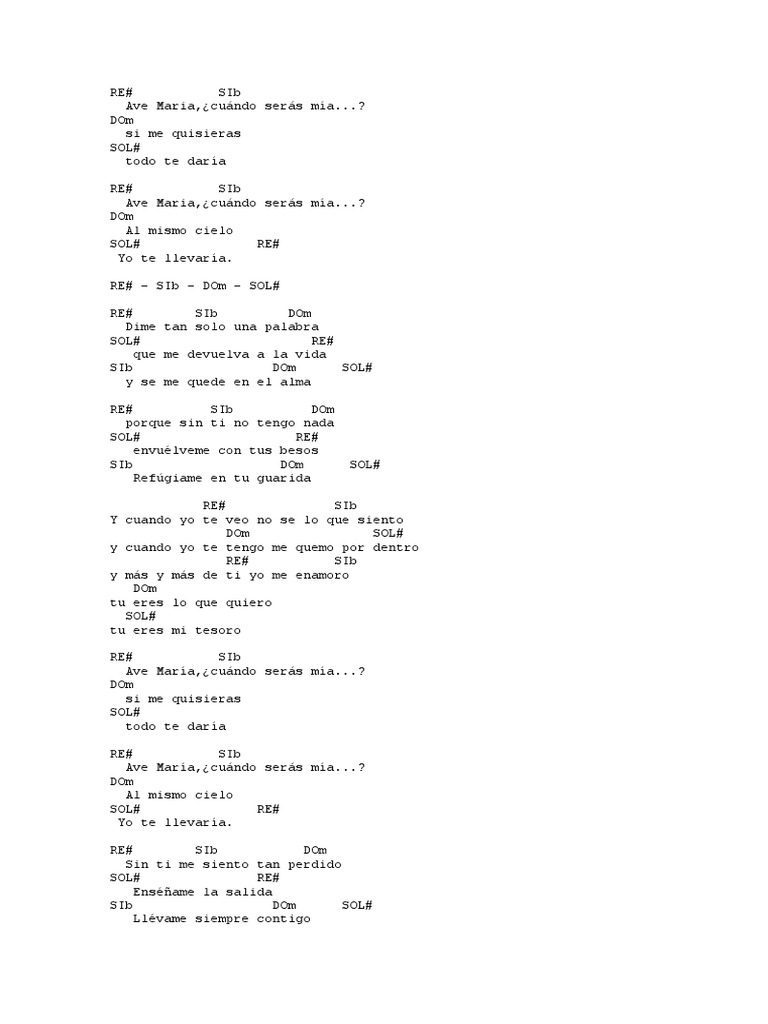 Ave Maria - David Bisbal | PDF