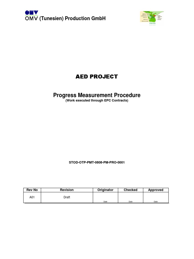 STOD OTP PMT 0808 PM PRO 0001 Progress Measurement Procedure | PDF ...