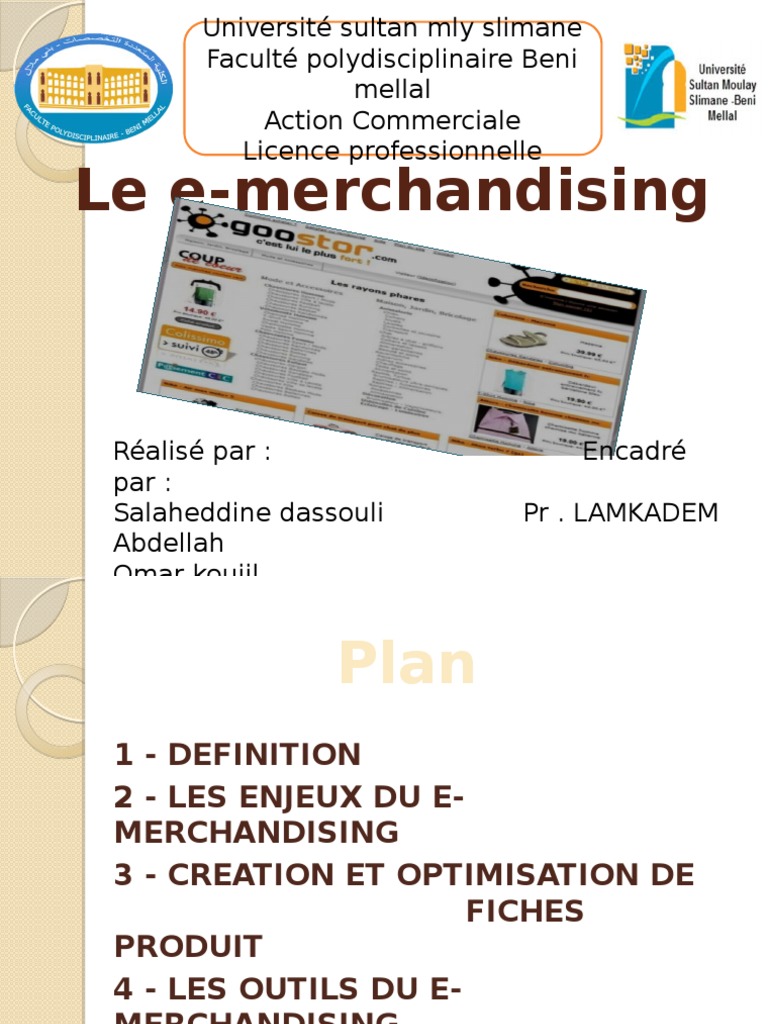 E Merchandising | PDF | Merchandising | Sodles