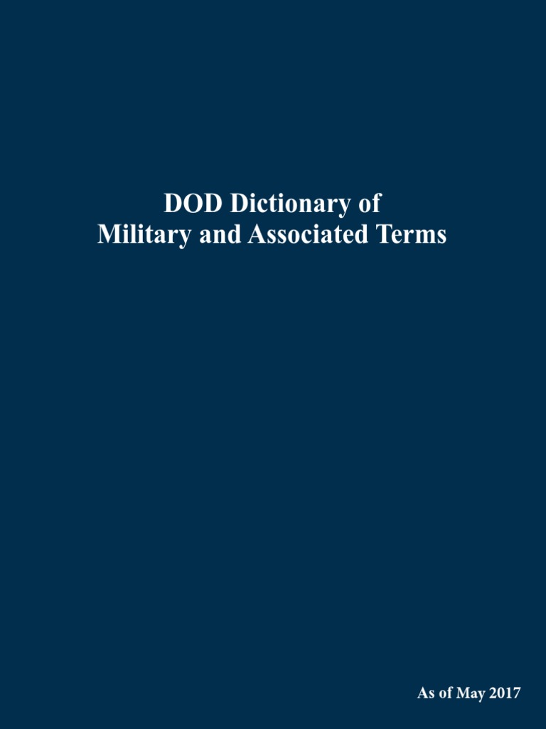 DOD Dictionary of Military and Associated Terms PDF | PDF | Amphibious ...