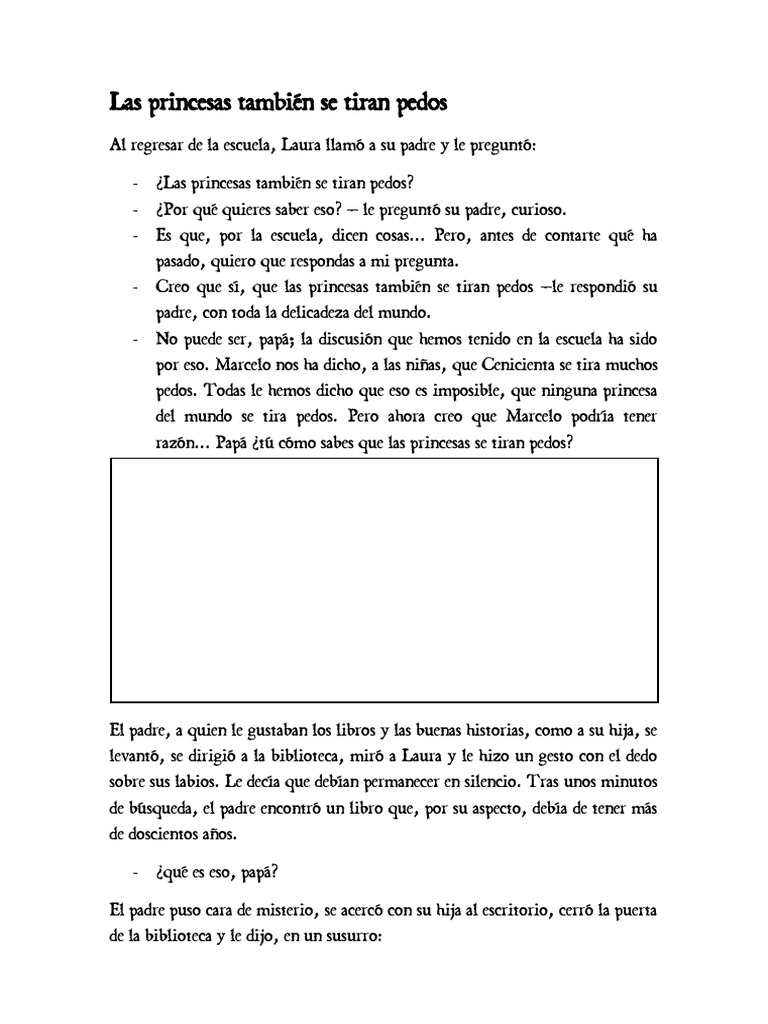 Comprension - Lectora1 Las Princesas Tambien Se Tiran Pedos | PDF ...