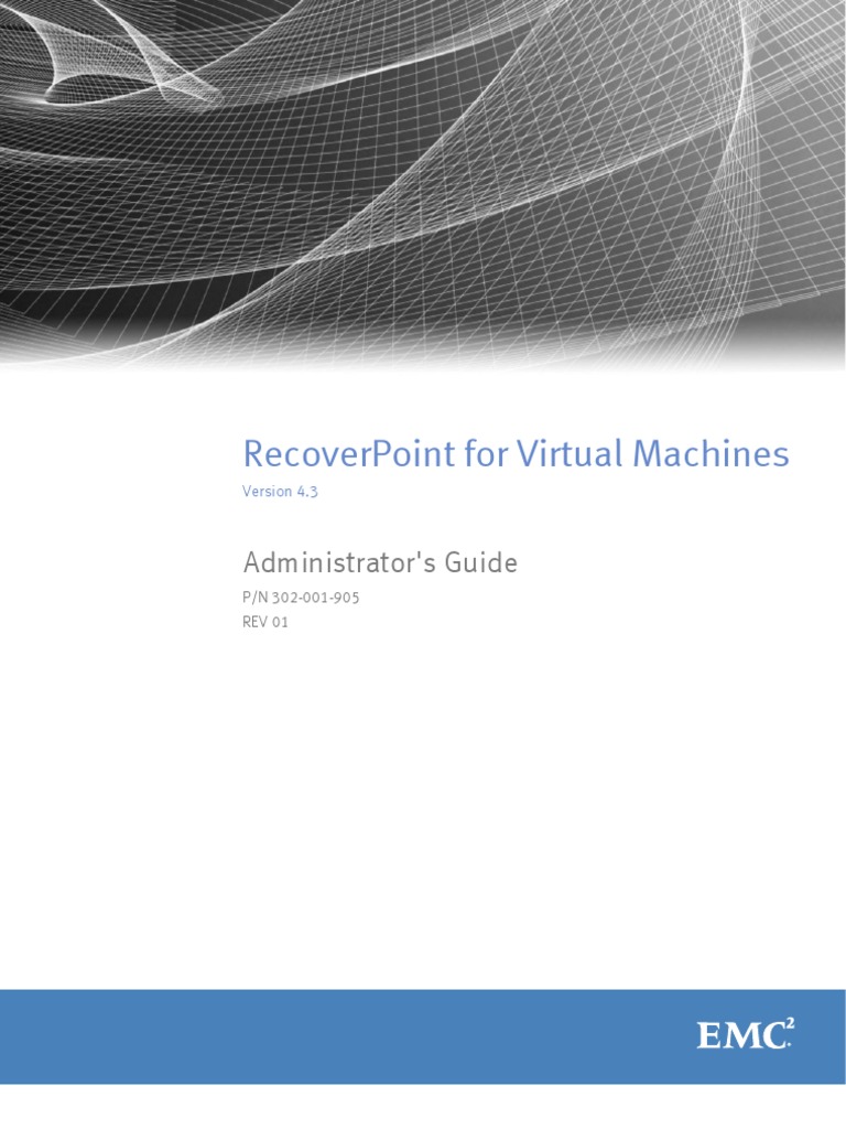 RPVMs4.3 Administrators Guide | PDF | Virtual Machine | Replication (Computing)