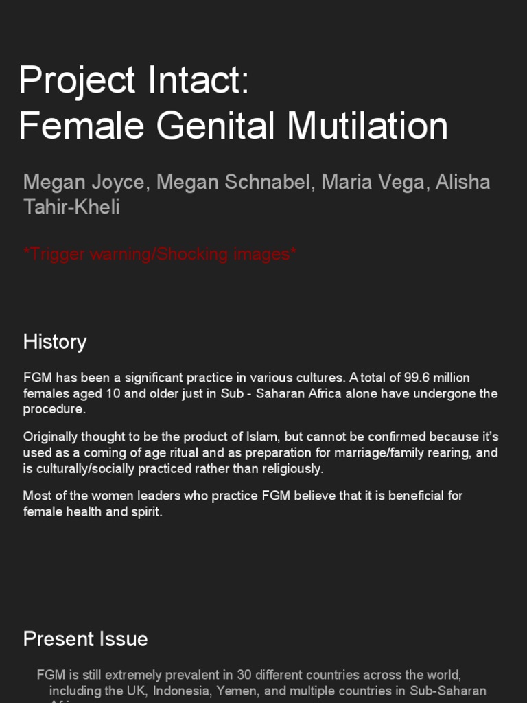 FGM Presentation | PDF | Female Genital Mutilation | Human Sexuality