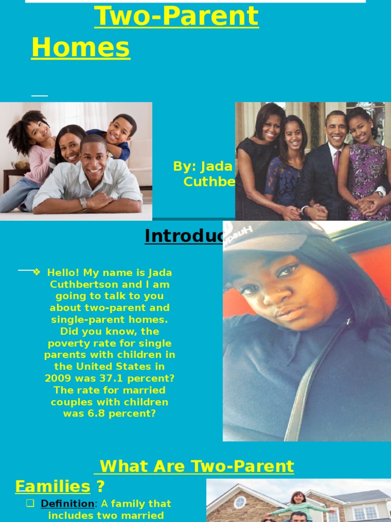 Two-Parent Homes | PDF | Single Parent | Family