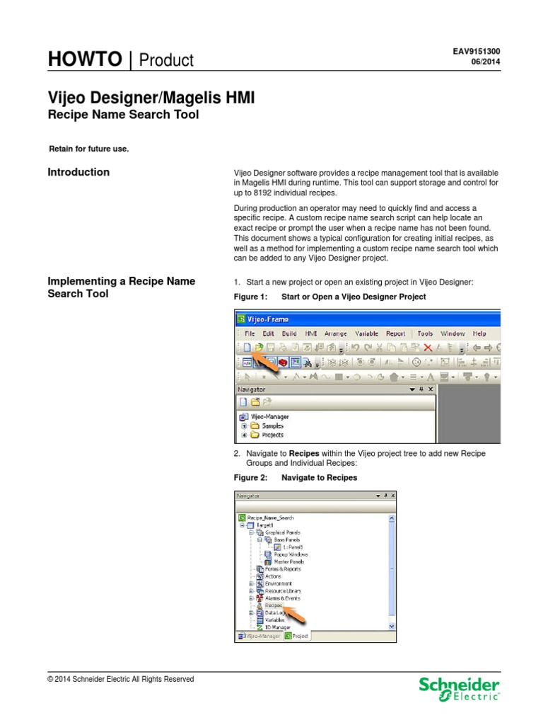HowTo5 - 001 HMI VIJEO DEIGNER MAGELIS | PDF | Variable (Computer Science) | Scripting Language