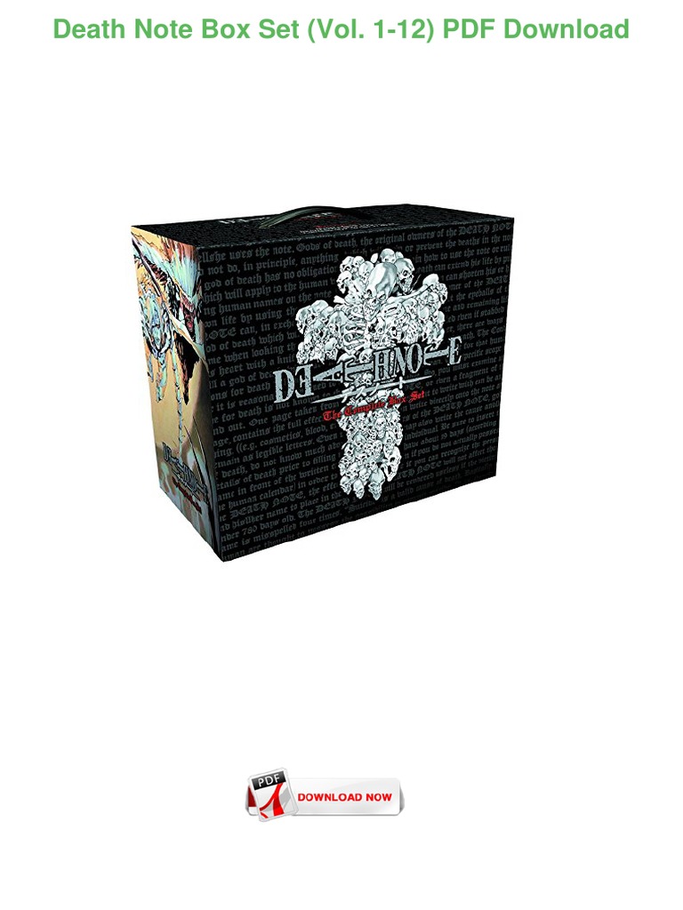 Death Note Box Set (Vol. 1 12) PDF Download | PDF