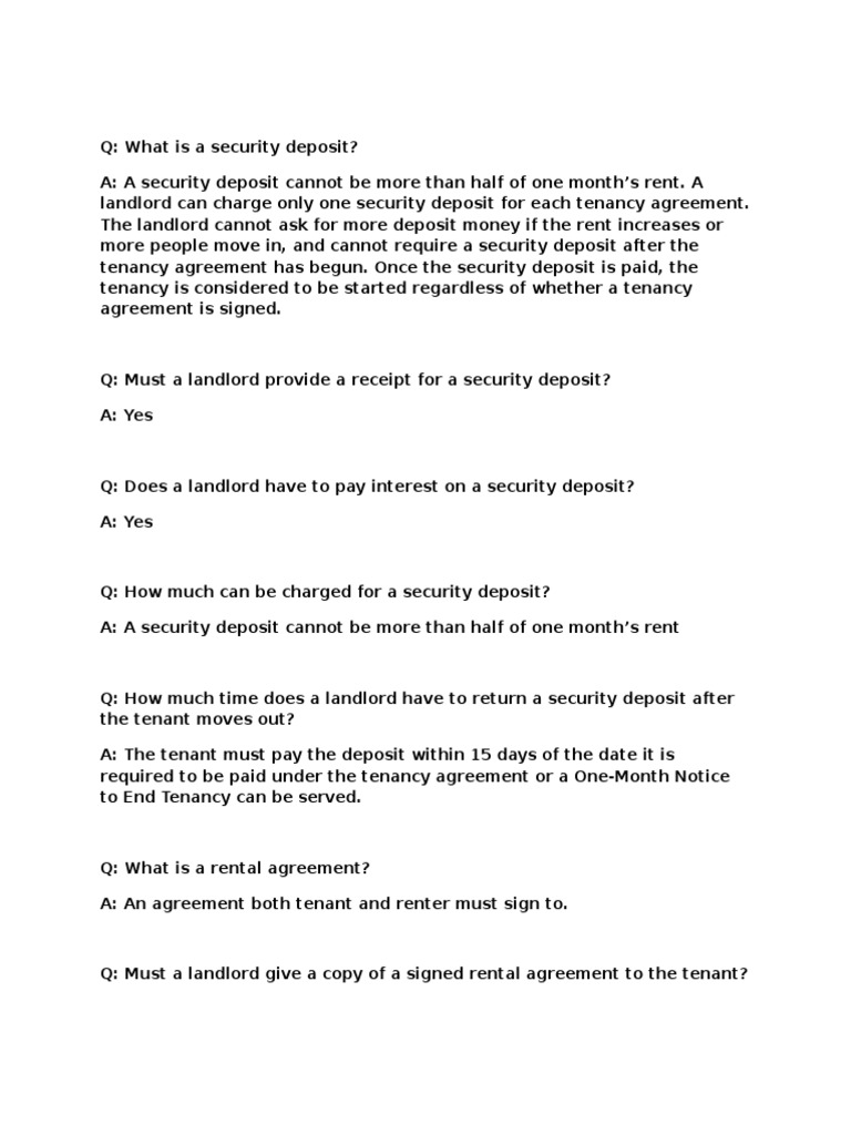 Landlord Questions | PDF | Leasehold Estate | Landlord