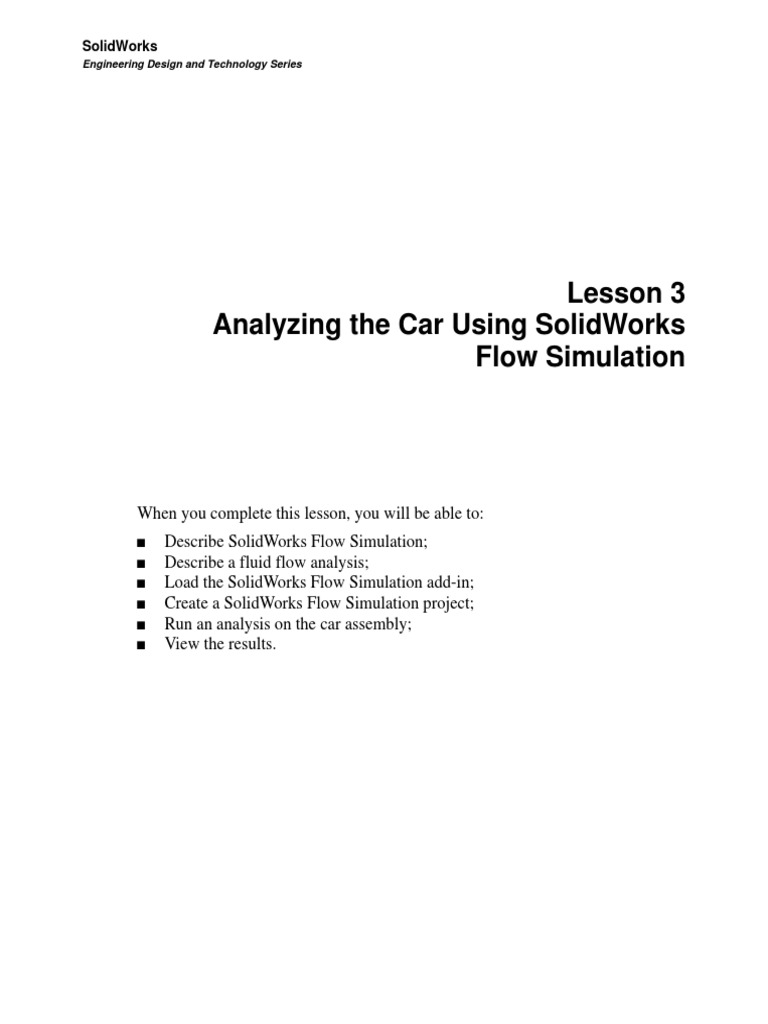 Flow Simulation Using SolidWorks | PDF | Engines | Heat Transfer
