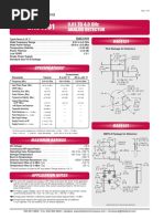 HB100 Microwave Sensor Module Datasheet | PDF | Microwave | Hertz