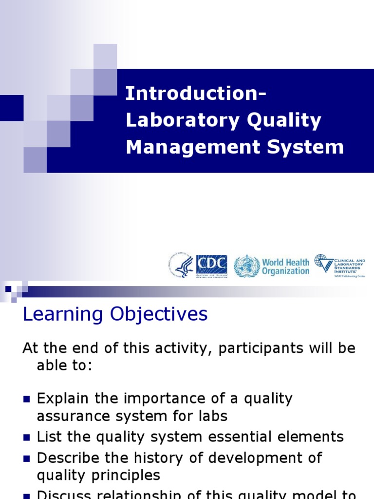 Introduction-Laboratory Quality Management System | PDF | Quality ...