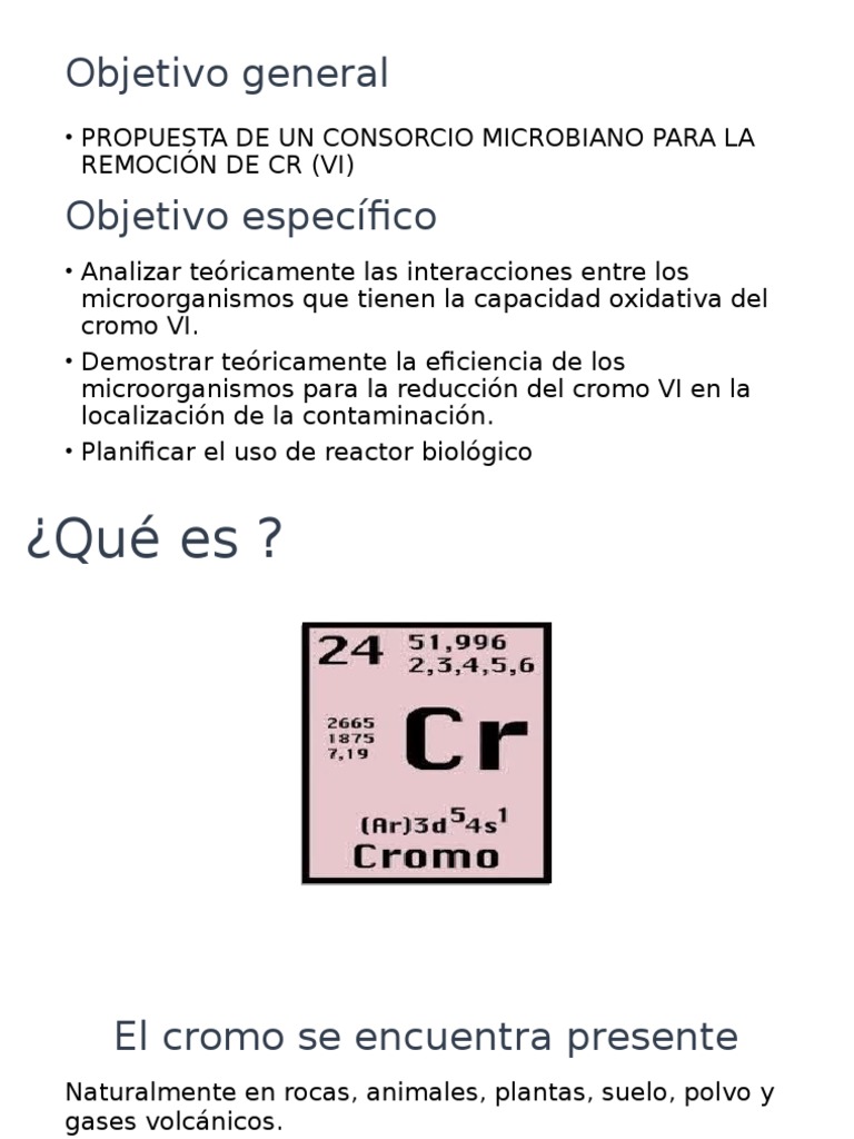Introducción Del Cromo VI | PDF